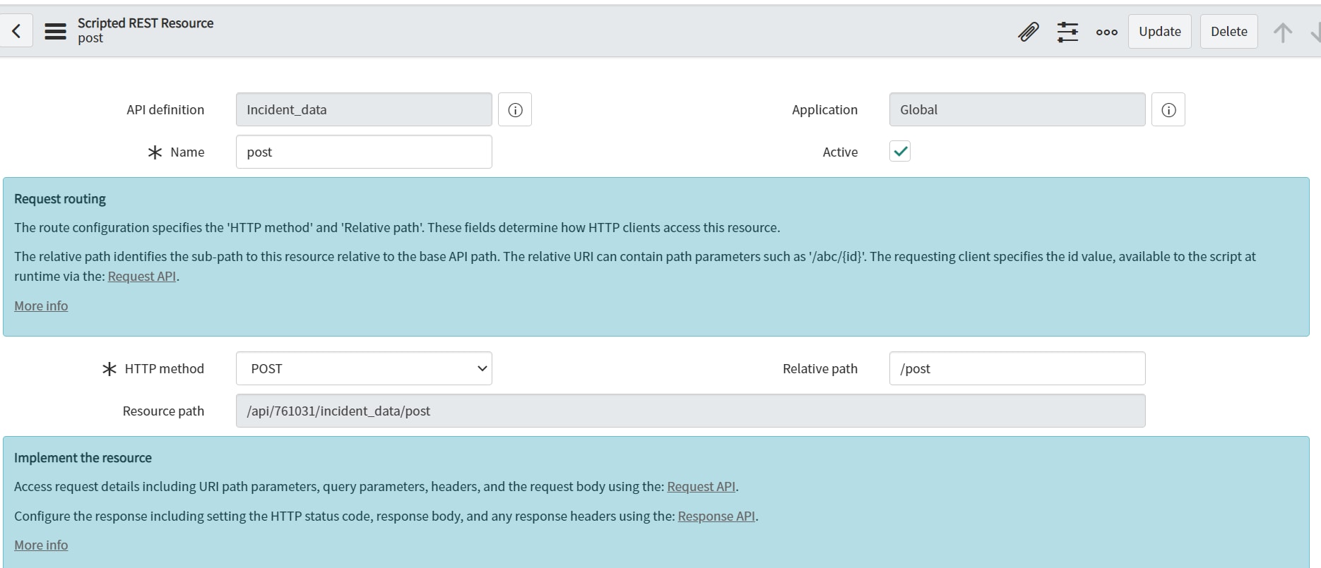 Scripted REST API in ServiceNow Inbound Integratio... - ServiceNow Community